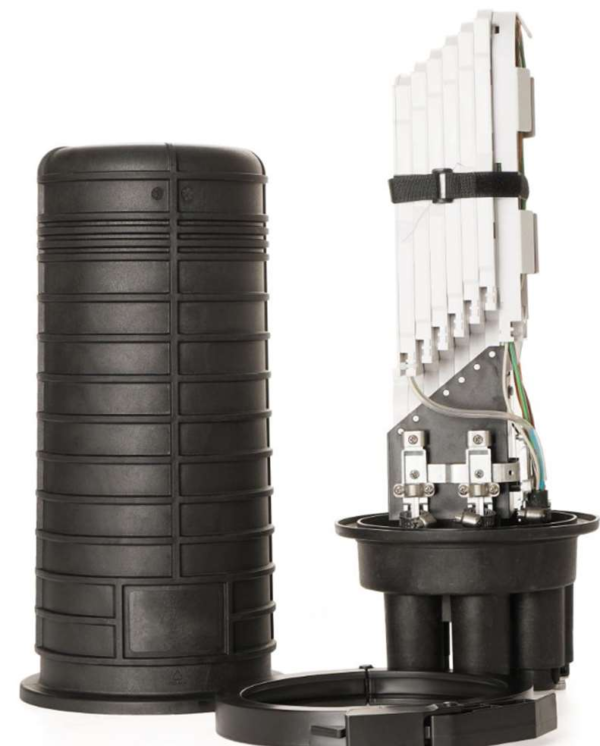 Fiber optic splice closure dome mechanical sealing HSSC2141-144F-A 2 ...